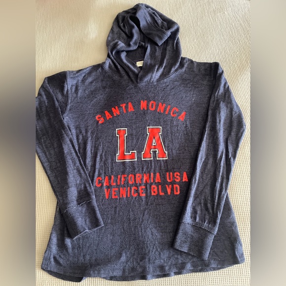 H&M | Shirts & Tops | Light Hoodie For Juniors With La Motif | Poshmark